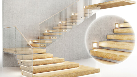 ArtStation - Stairs stairbox staircase woodenstairs | Resources