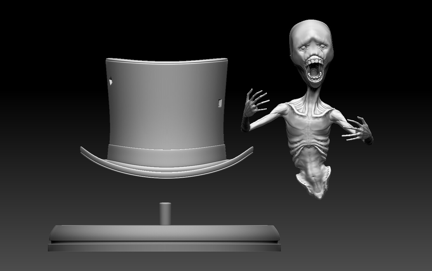 ArtStation - Messenger Top Hat 3D printable model | Resources