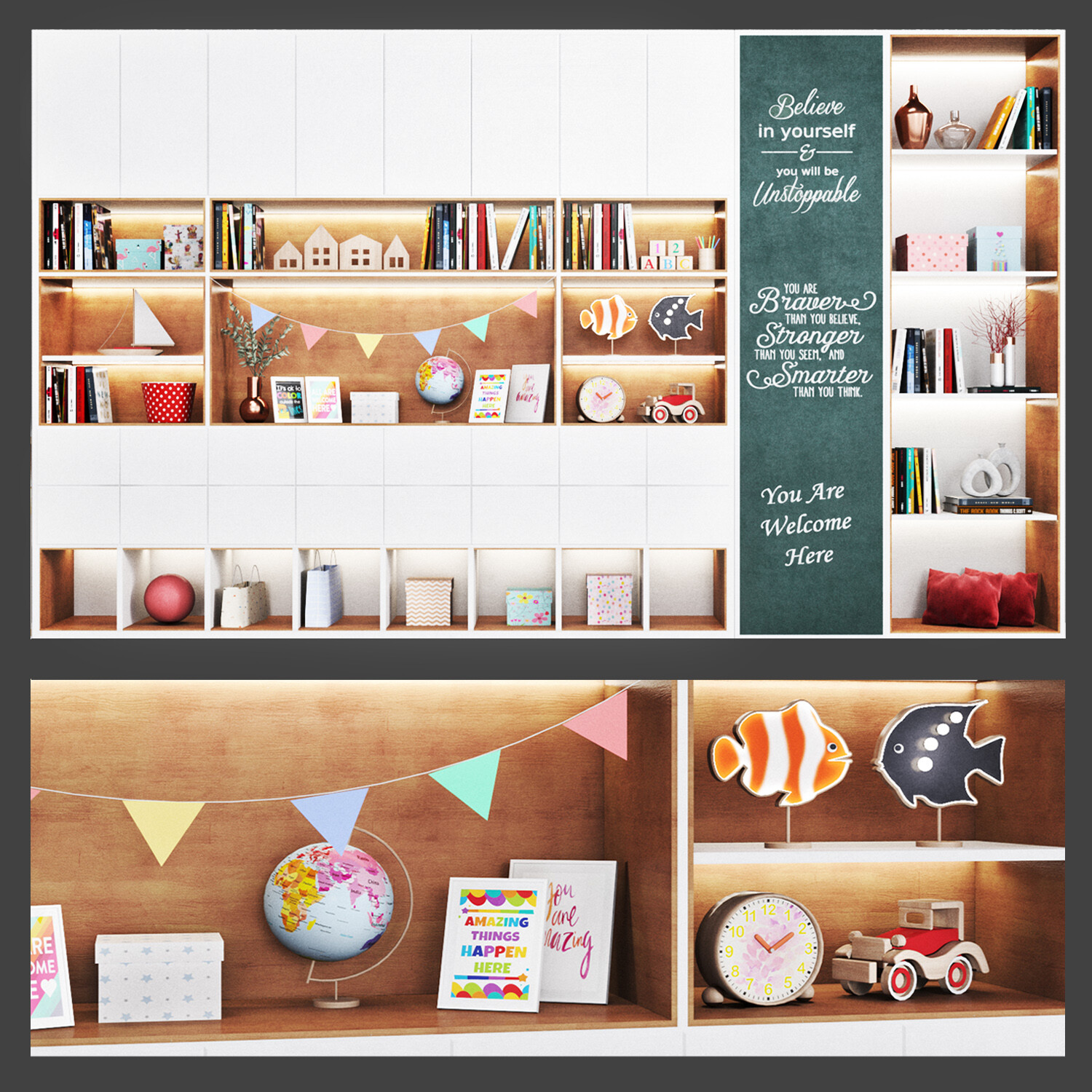 ArtStation - wardrobe classroom student school kindergarten | Resources