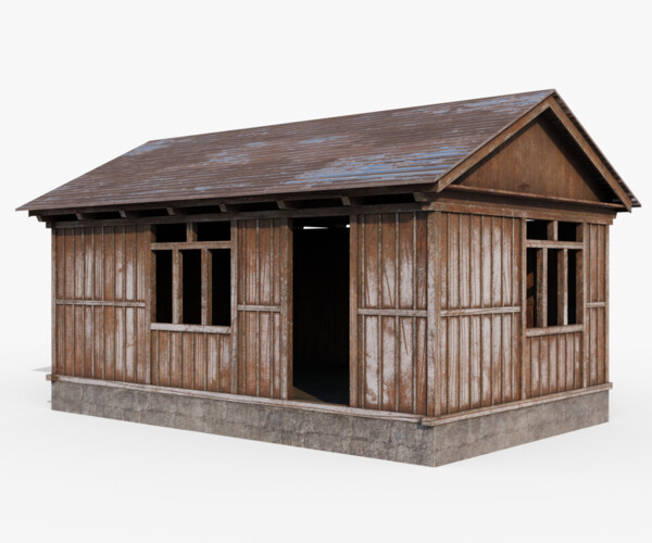 ArtStation - Wooden Shack | Game Assets