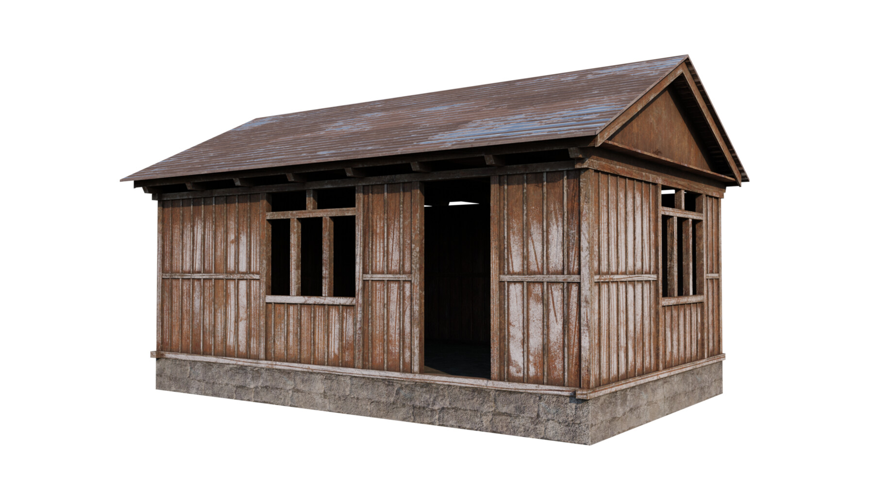 ArtStation - Wooden Shack | Game Assets