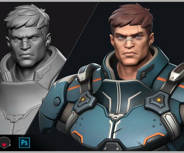 ArtStation - Bust model + | Game Assets