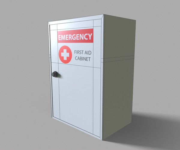 ArtStation - First Aid Cabinet | Resources