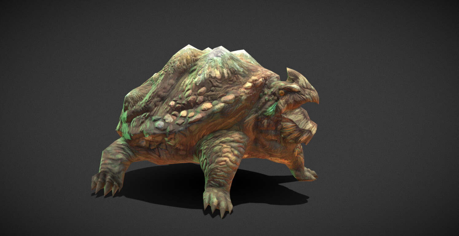 ArtStation - Fantasy Creature - Battle Turtles | Game Assets