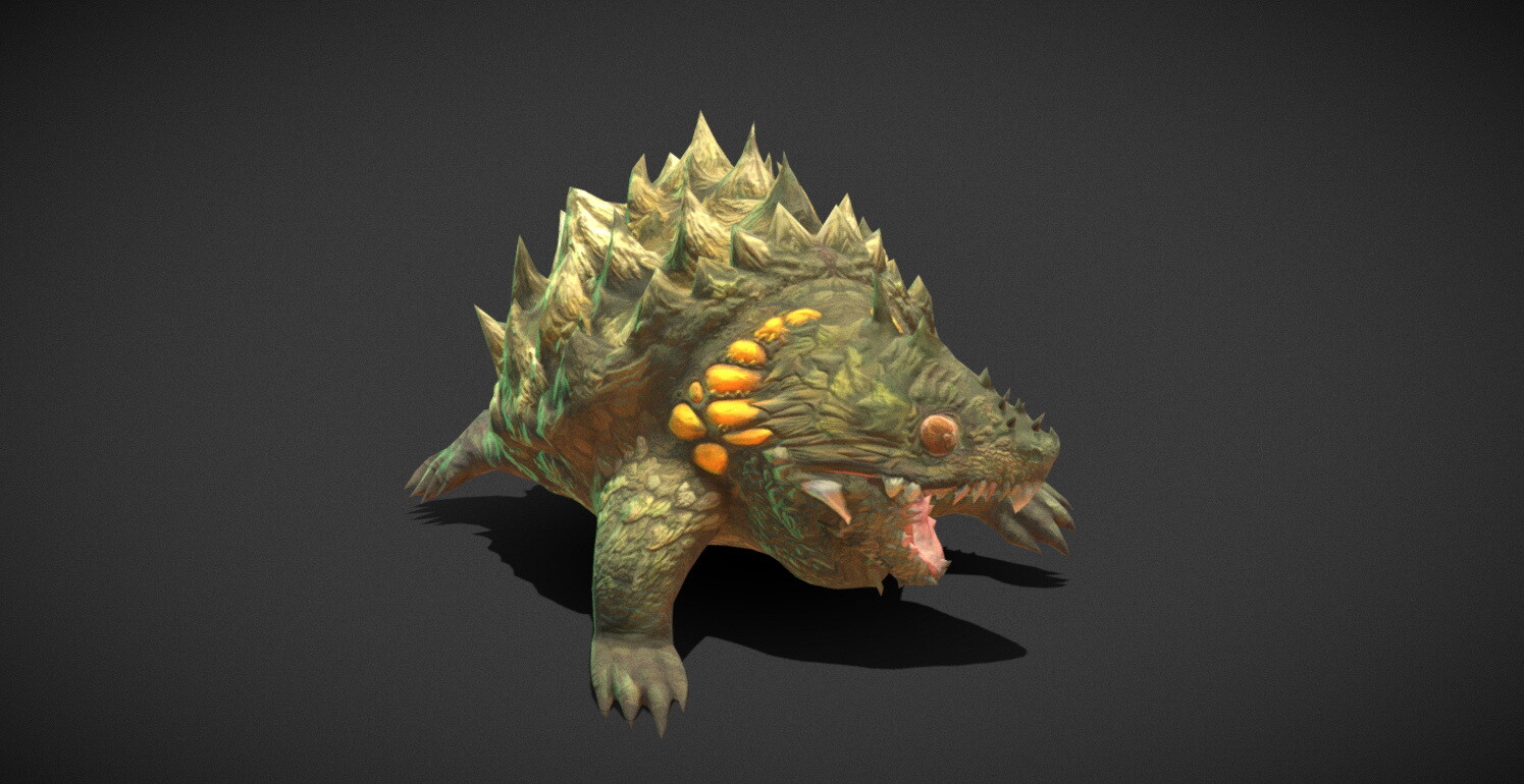 ArtStation - Fantasy Creature - Battle Turtles | Game Assets