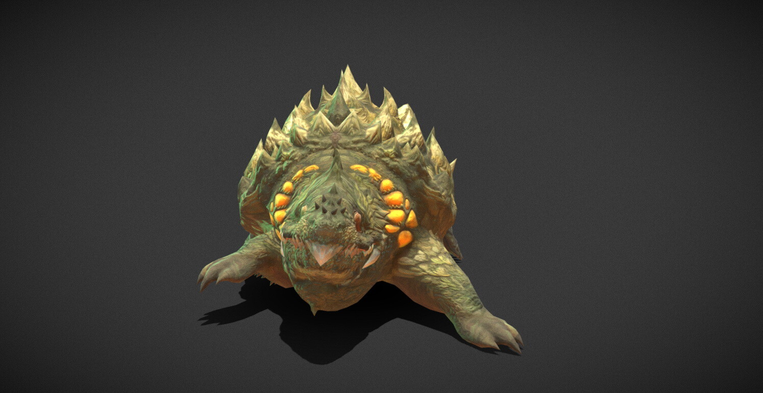 ArtStation - Fantasy Creature - Battle Turtles | Game Assets