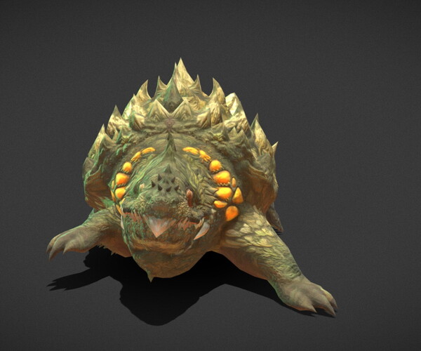 ArtStation - Fantasy Creature - Battle Turtles | Game Assets
