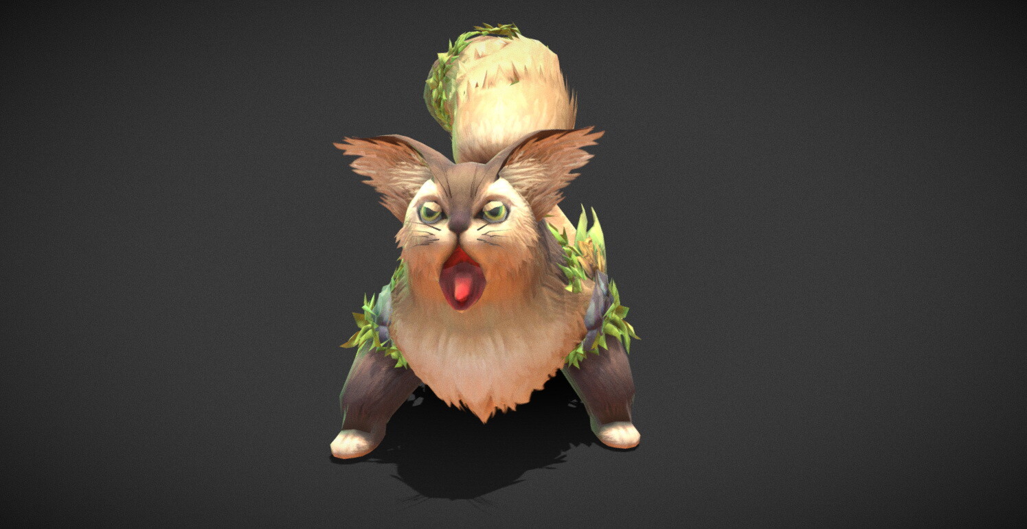 ArtStation - Fantasy Creature - Combat Cat | Game Assets