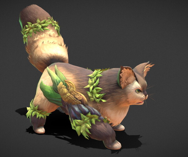 ArtStation - Fantasy Creature - Combat Cat | Game Assets