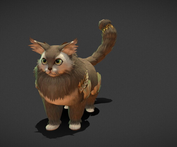 ArtStation - Fantasy Creature - Combat Cat | Game Assets