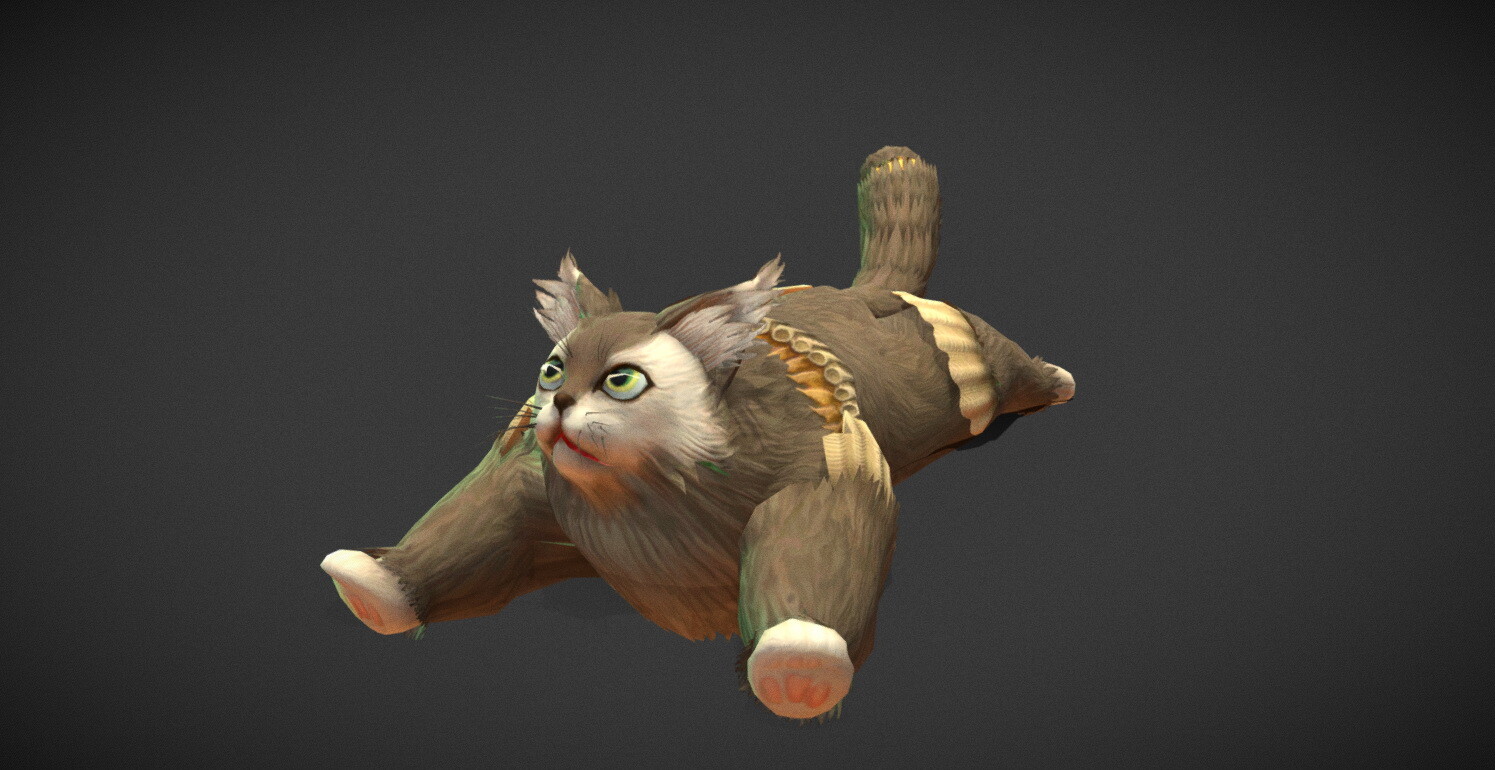 ArtStation - Fantasy Creature - Combat Cat | Game Assets