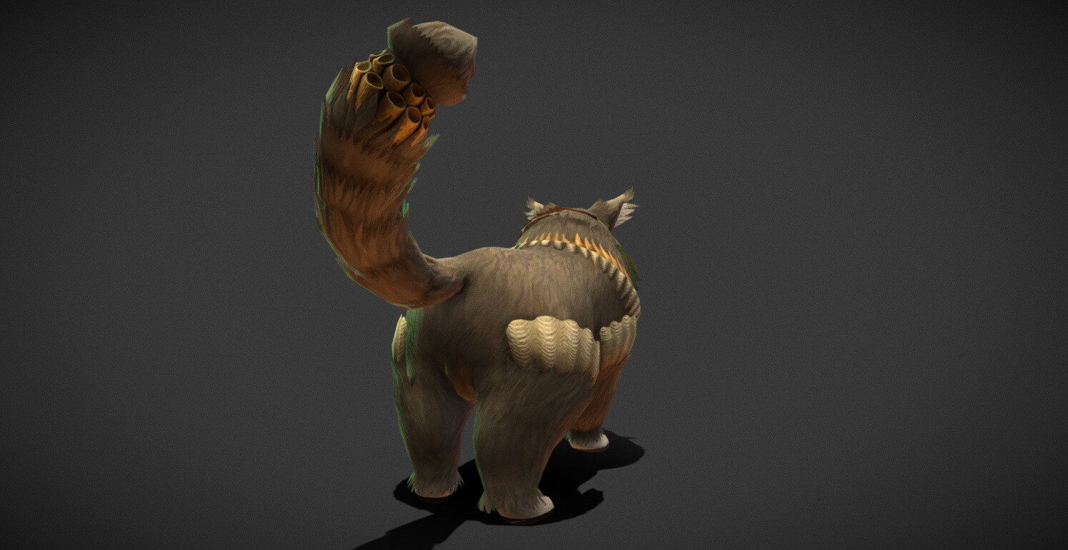 ArtStation - Fantasy Creature - Combat Cat | Game Assets
