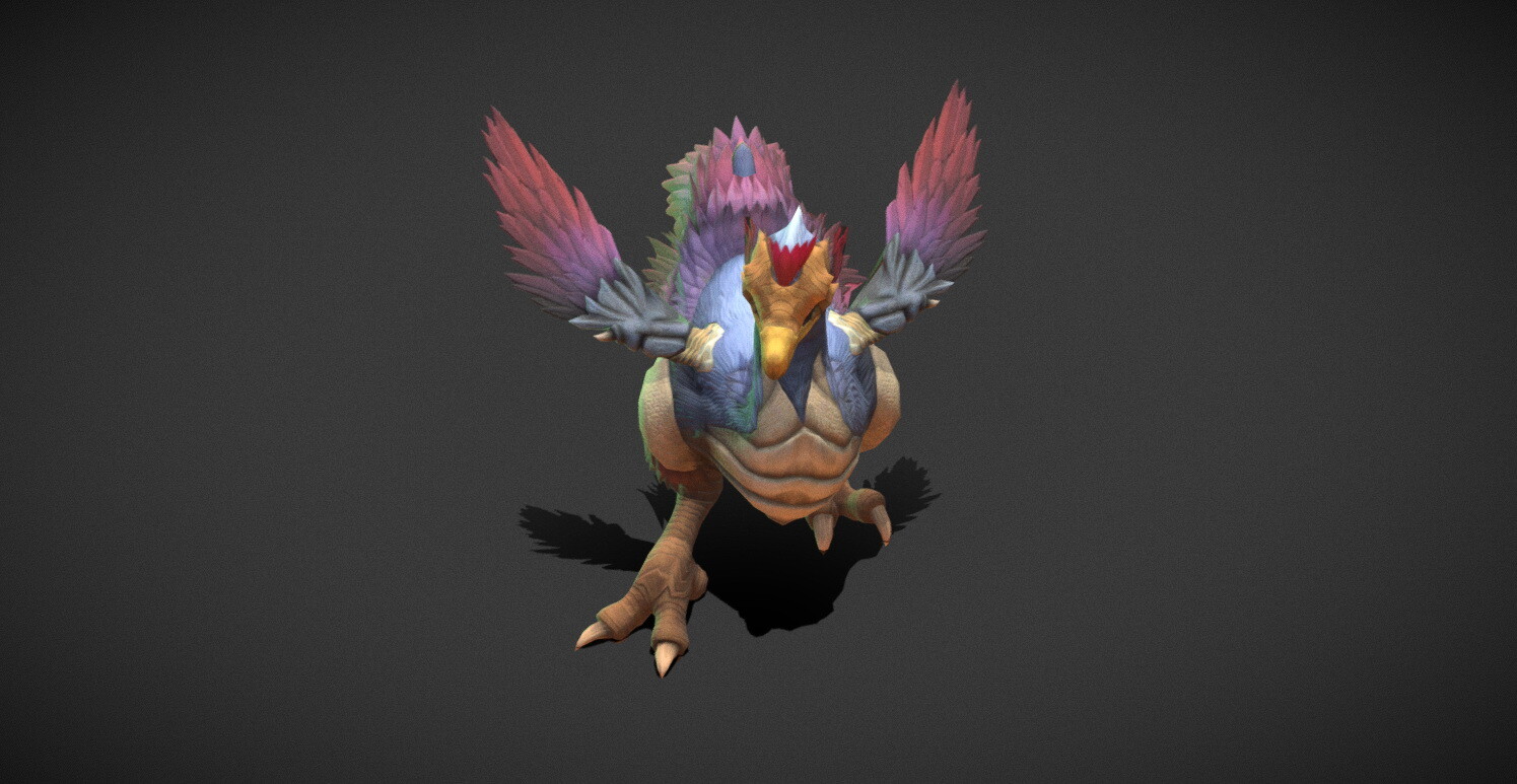 ArtStation - Fantasy Creature - Peacock | Game Assets