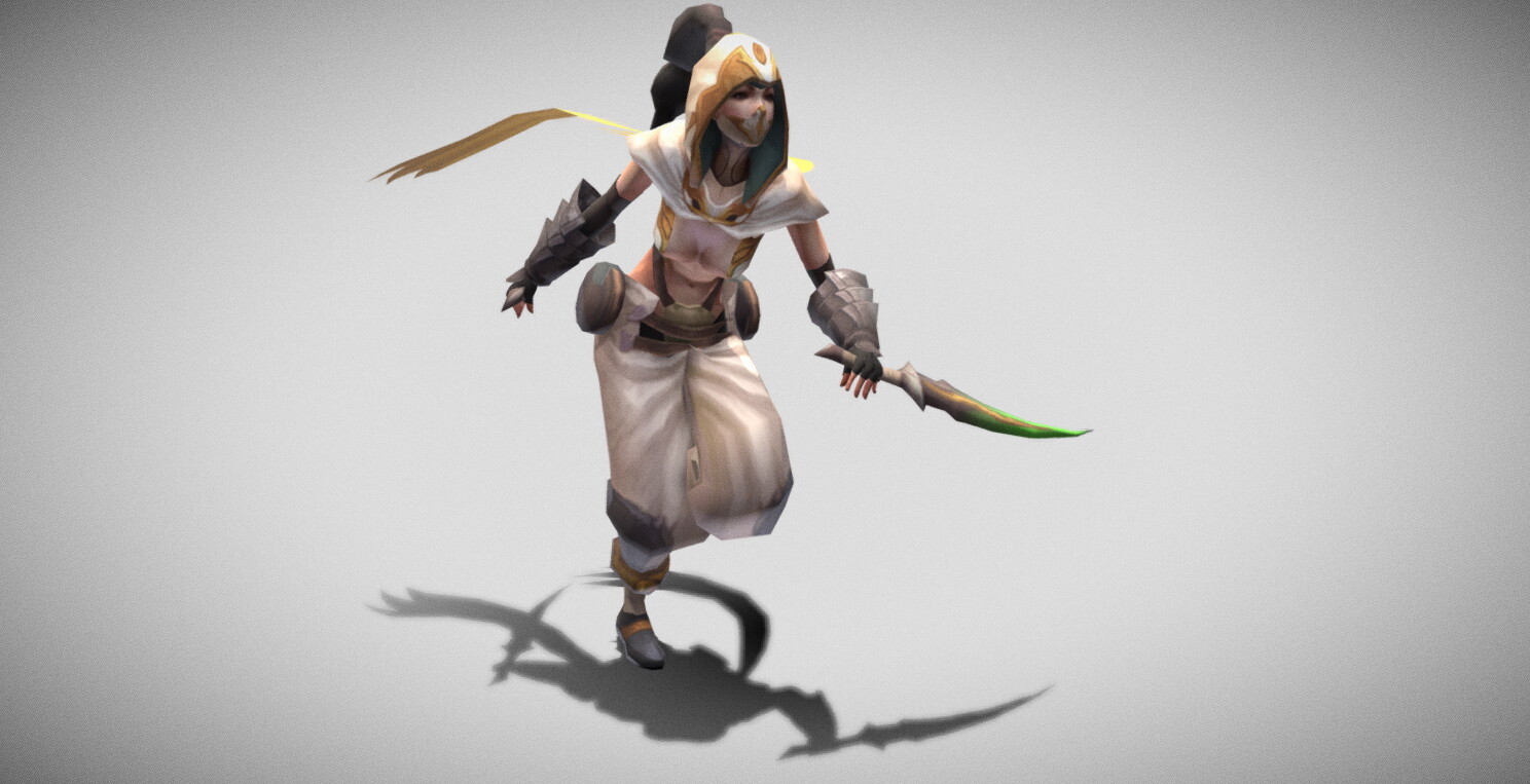 ArtStation - Dungeon Fantasy Monster - Female Assassin | Game Assets