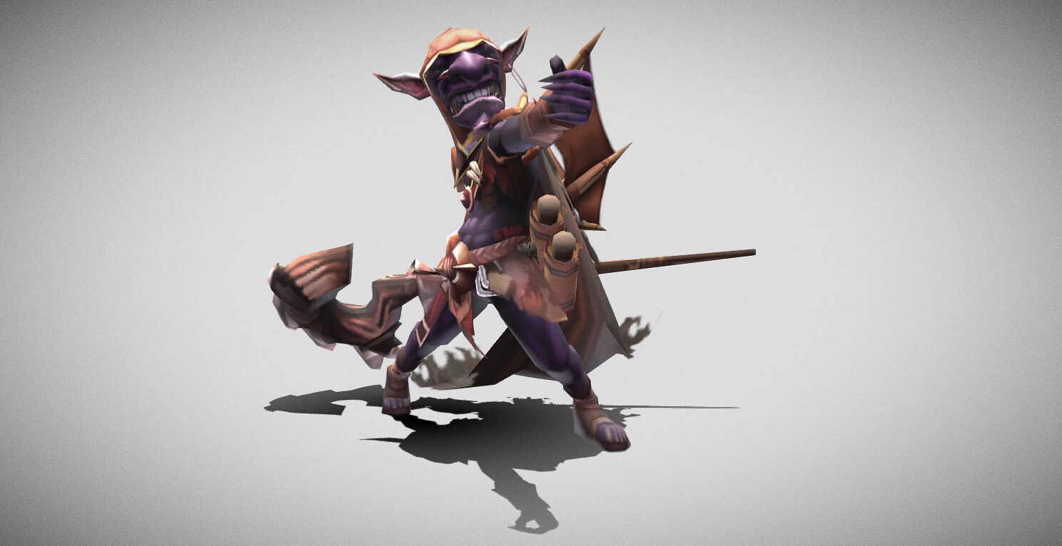 ArtStation - Dungeon Fantasy Monster - Troll Sorcerer | Game Assets