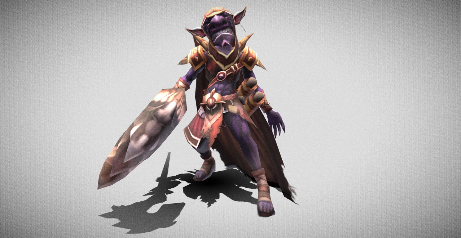 ArtStation - Dungeon Fantasy Monster - Troll Sorcerer | Game Assets