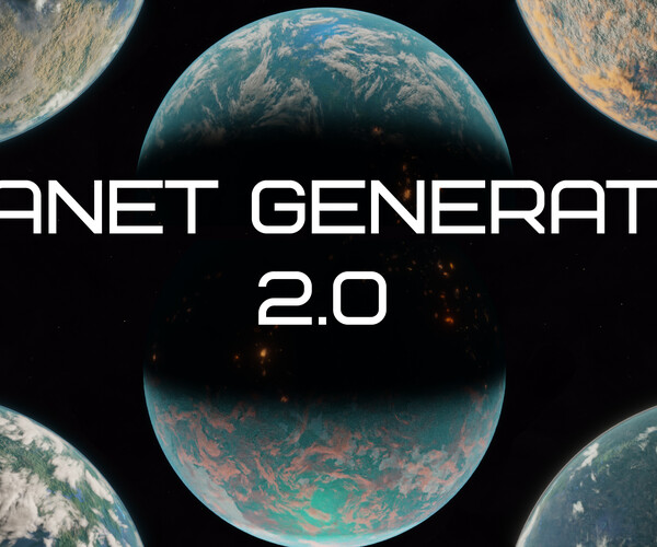 ArtStation - Planet Generator 2.0 [Blender] | Resources