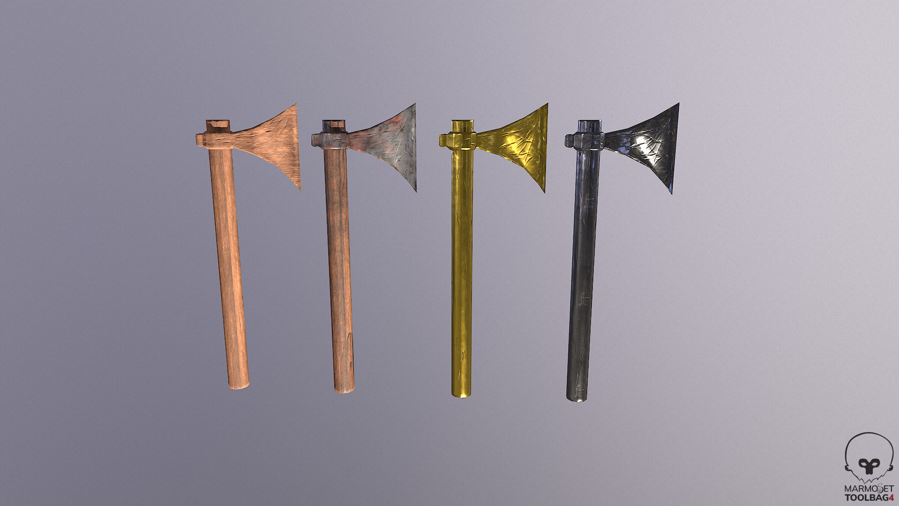 ArtStation - Ax lowpoly | Game Assets