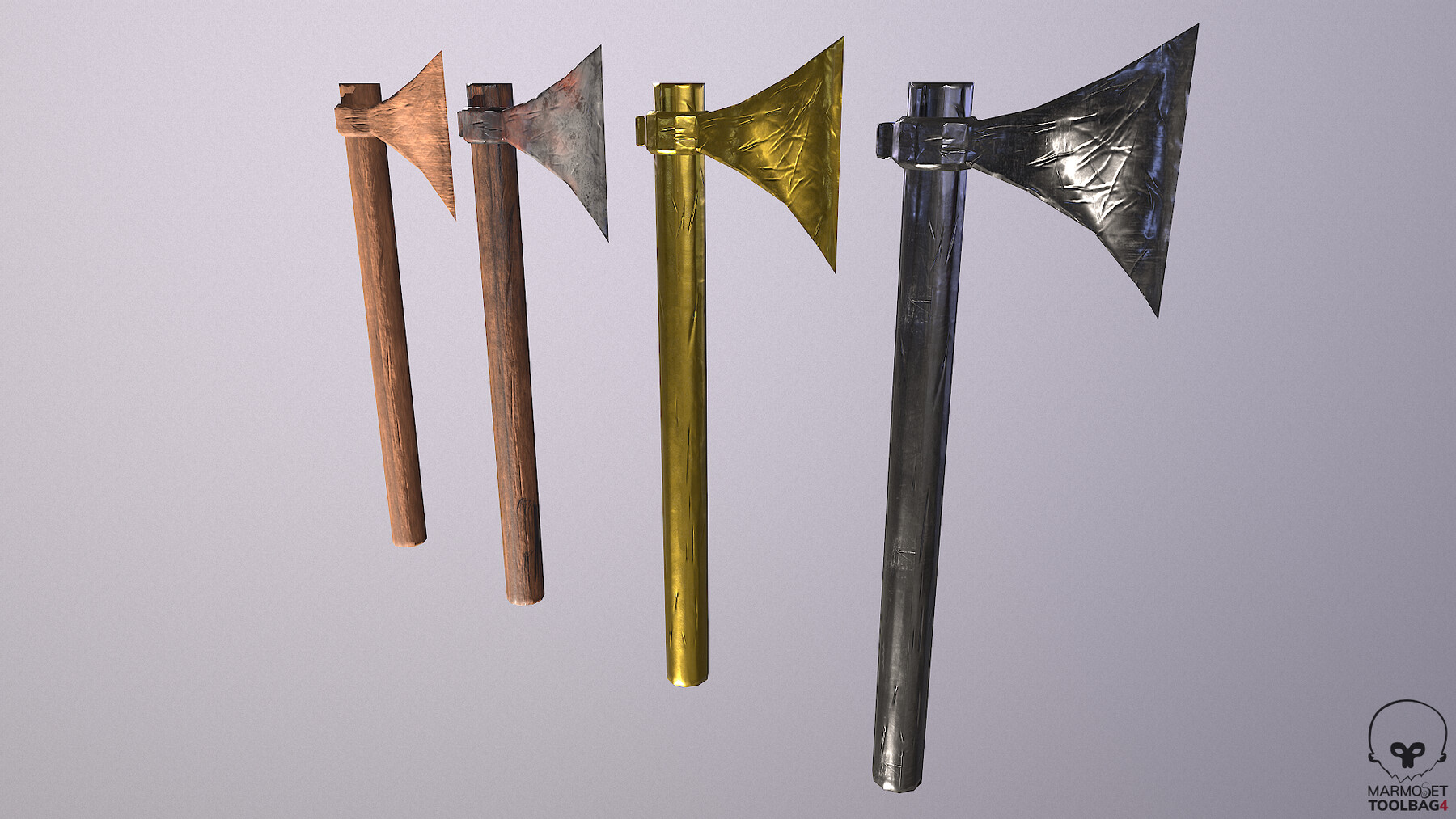 ArtStation - Ax lowpoly | Game Assets