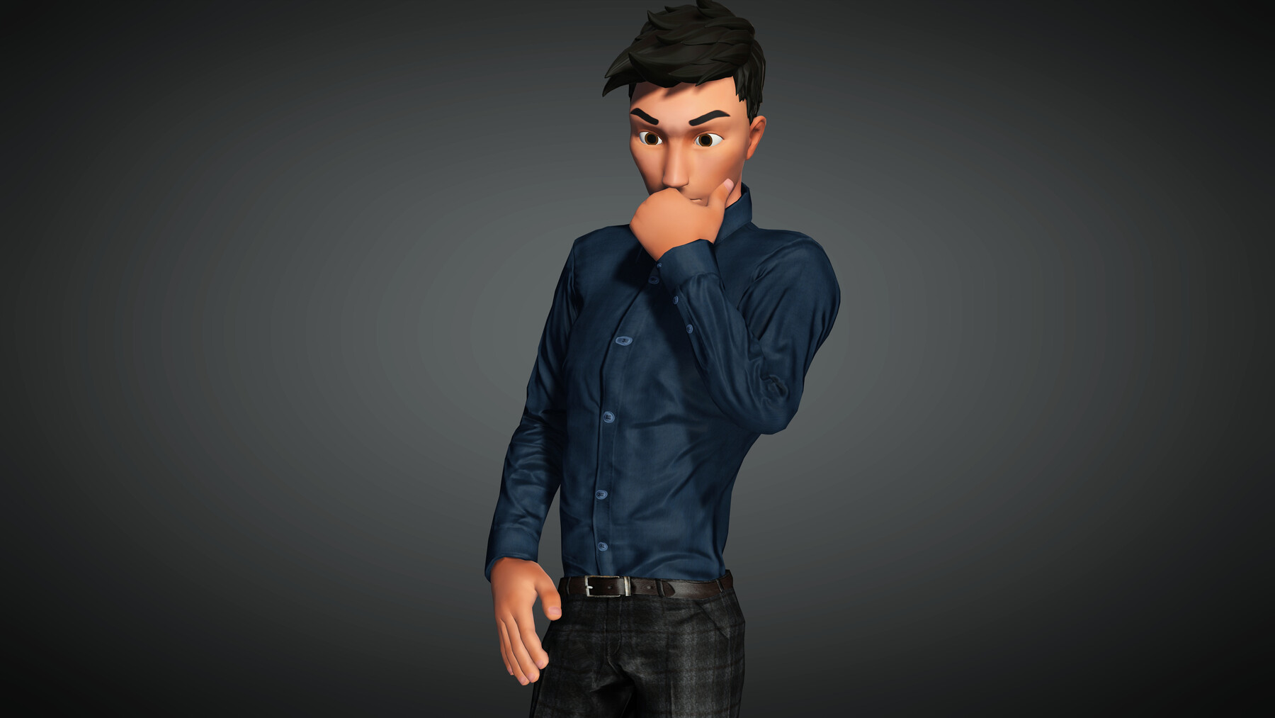 ArtStation - Cartoon Man 2 Character 3D Yound -- High-quality fantasy ...