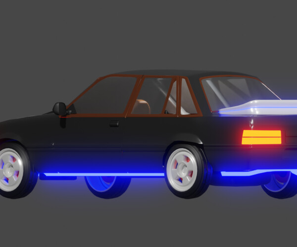 ArtStation - Holden Commodore VL BT1 3D Model - Racing Car | Game Assets