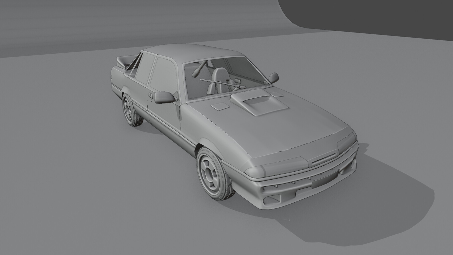 ArtStation - Holden Commodore VL BT1 3D Model - Racing Car | Game Assets