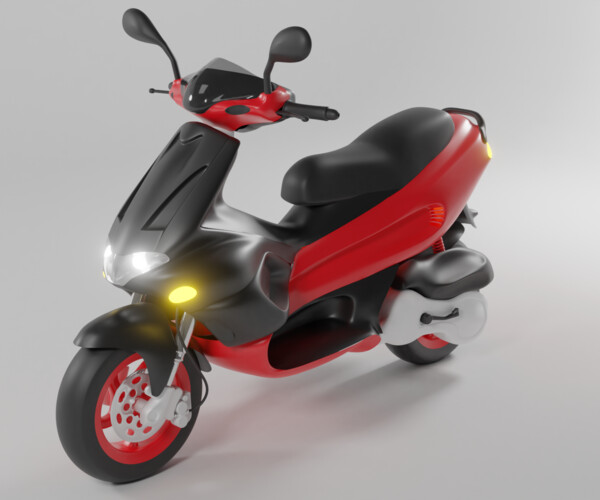 ArtStation - Gilera 180 3D Model | Game Assets