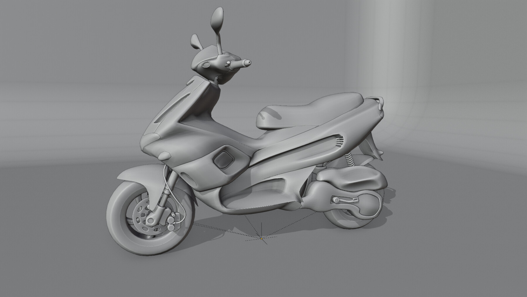 ArtStation - Gilera 180 3D Model | Game Assets