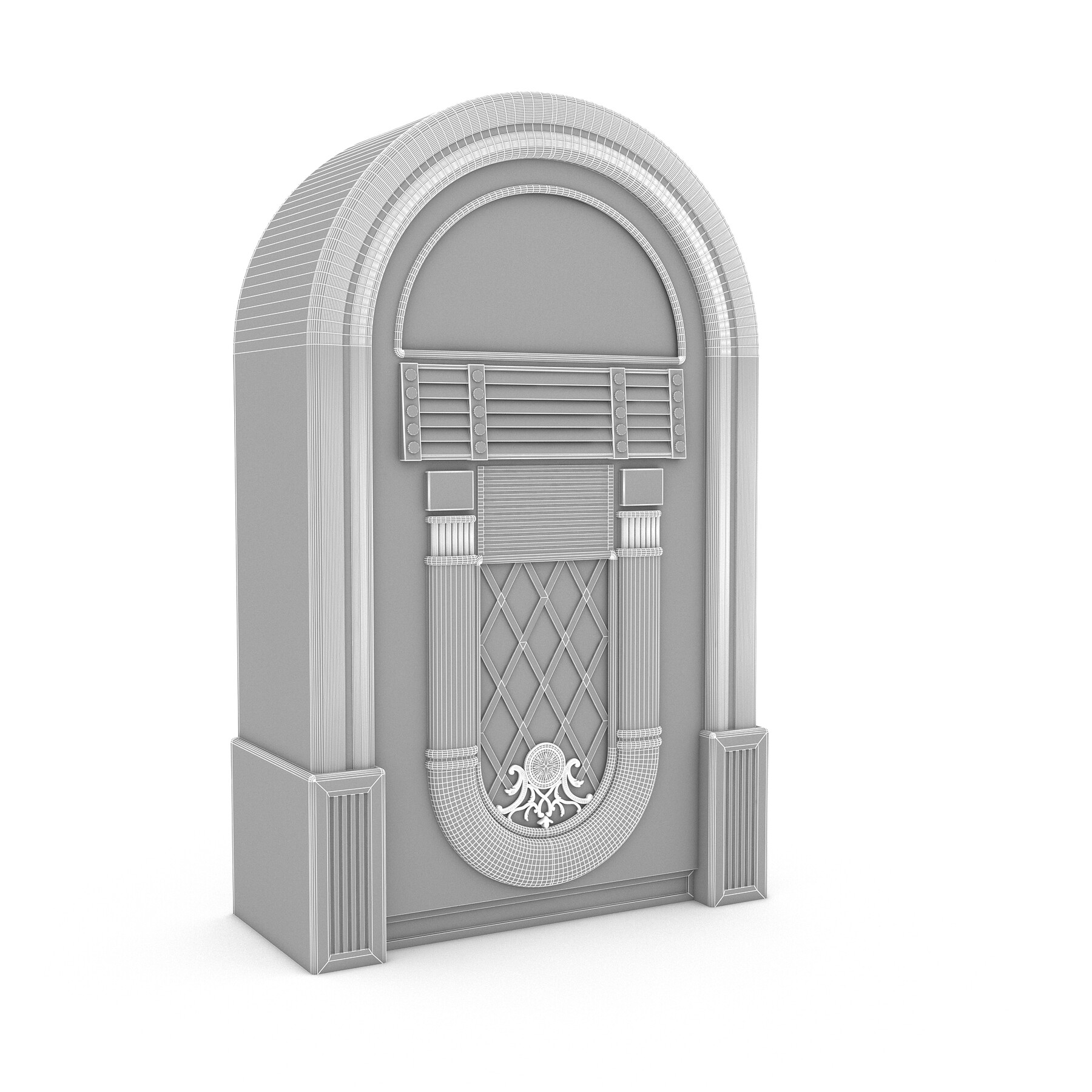 ArtStation - Juke Box 3D model | Game Assets