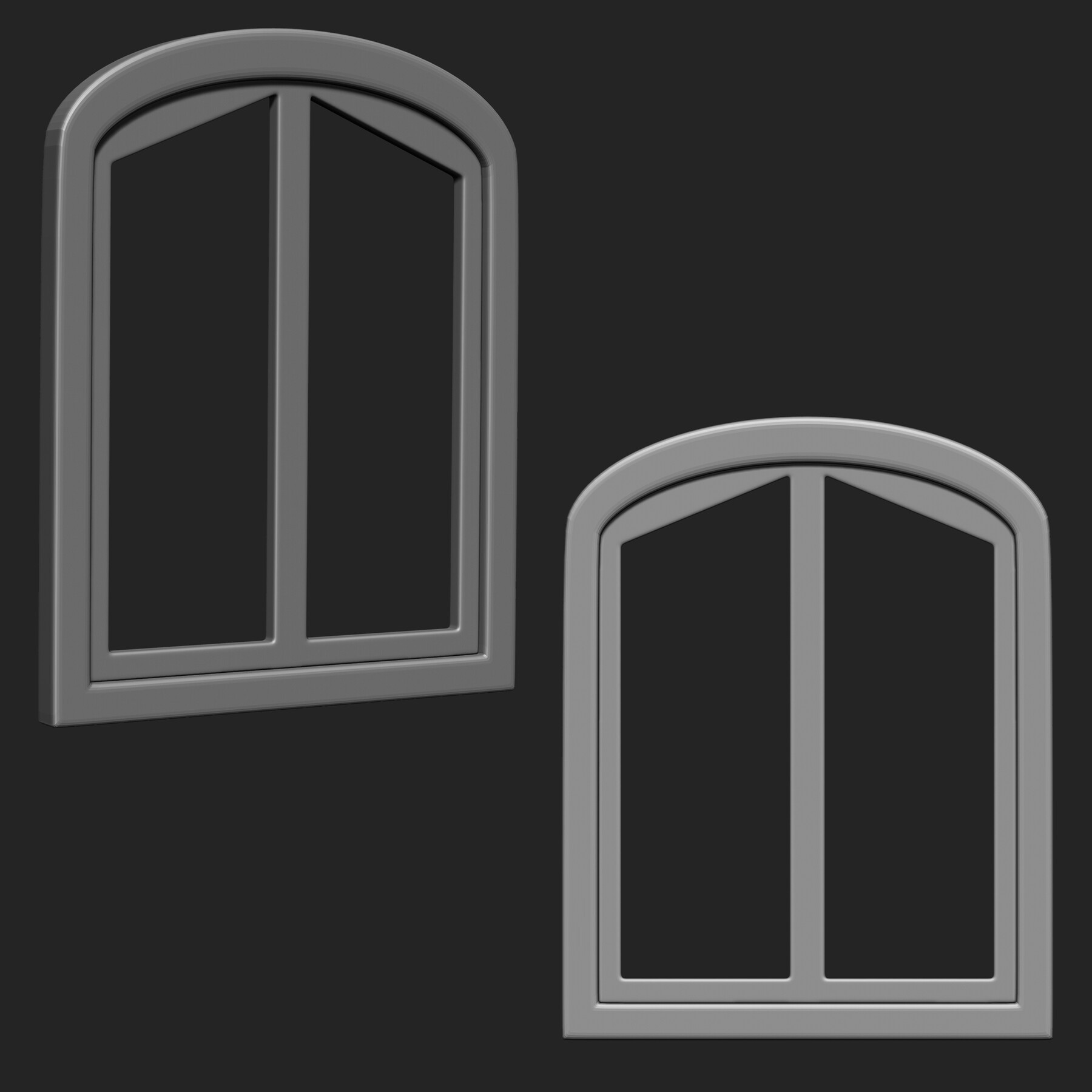 ArtStation - Wooden Window IMM Brush Pack 21 in One | Brushes