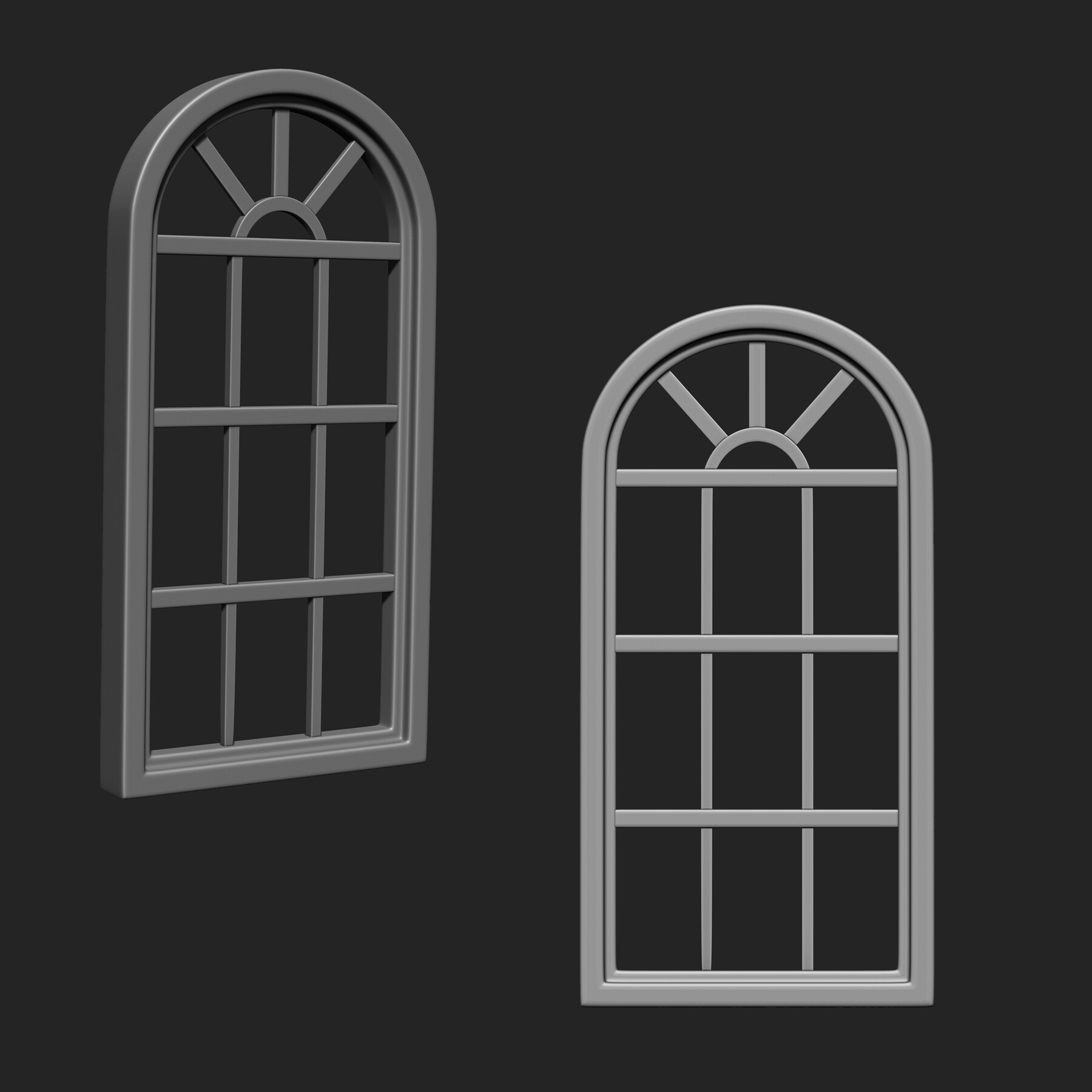 ArtStation - Wooden Window IMM Brush Pack 21 in One | Brushes