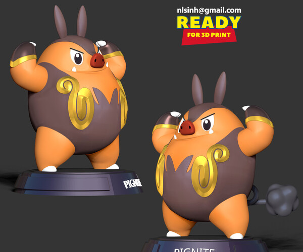 ArtStation - Pignite - Pokemon Fanart | Resources