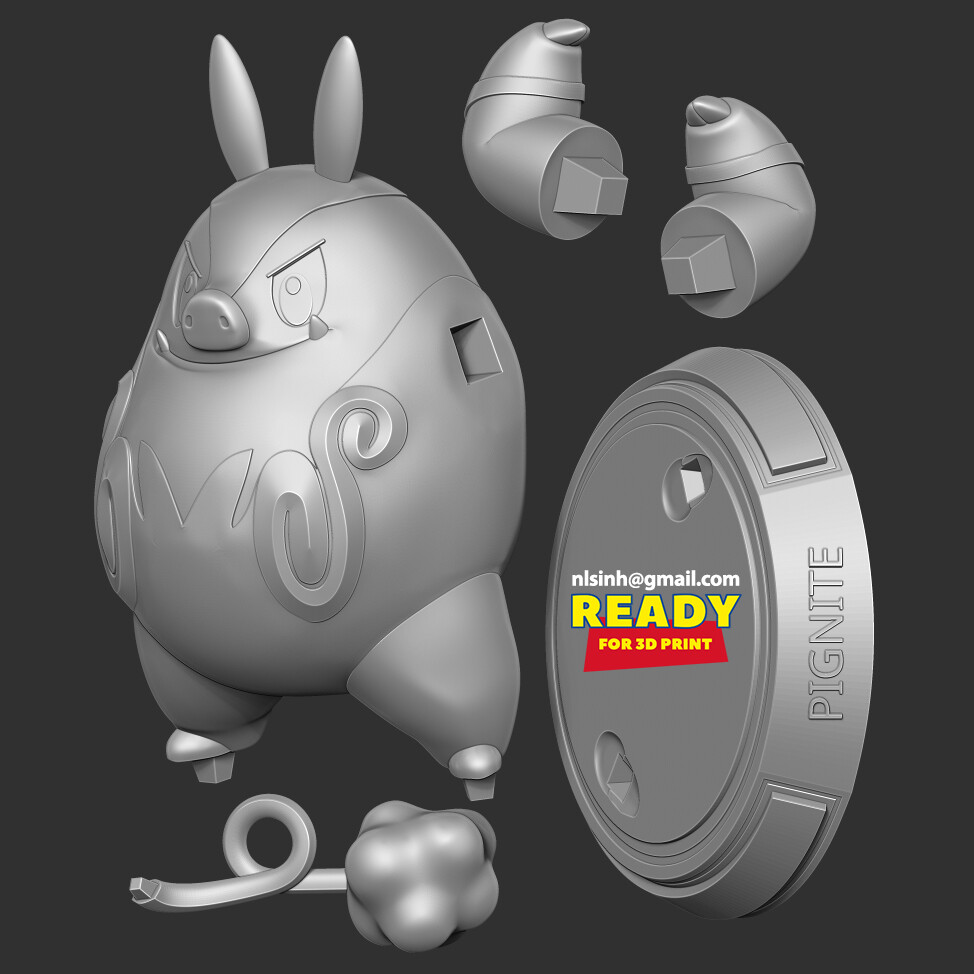 ArtStation - Pignite - Pokemon Fanart | Resources
