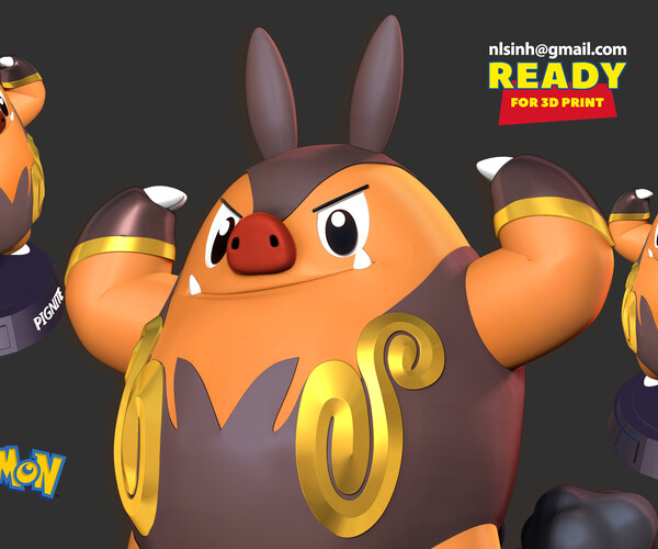 ArtStation - Pignite - Pokemon Fanart | Resources