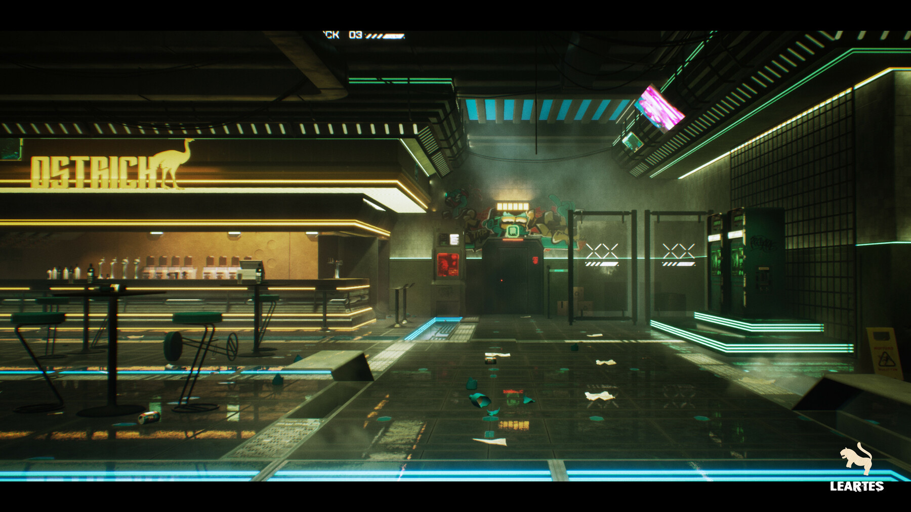 ArtStation - Cyberpunk Night Club Environment | Game Assets