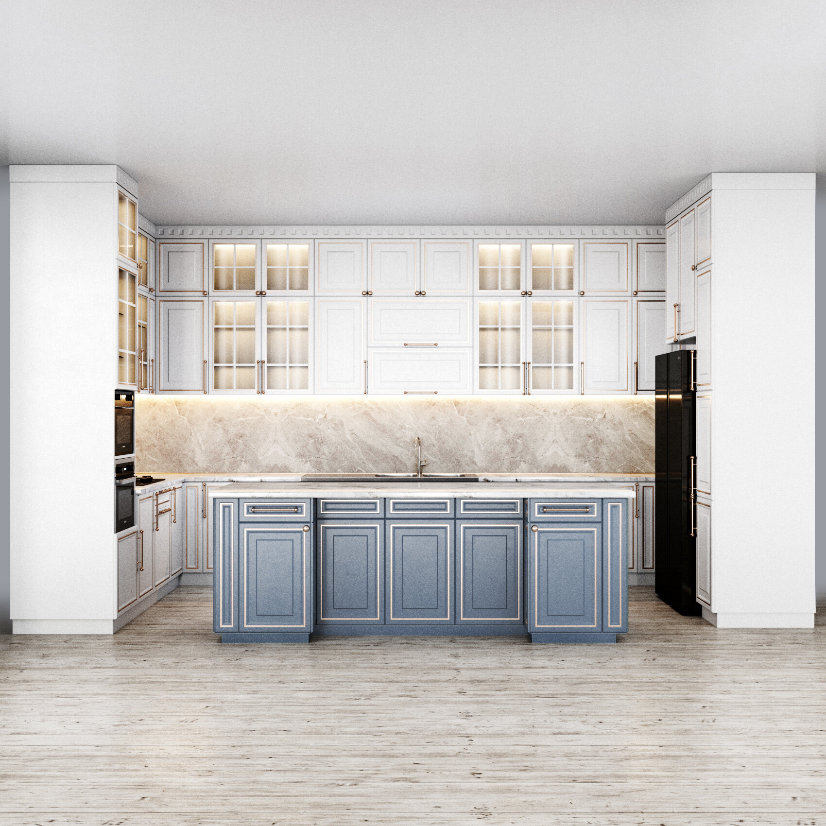 ArtStation - Neoclassical kitchen n3 | Resources