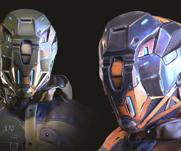 ArtStation - Cyber Soldier | Game Assets