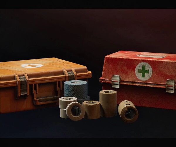 ArtStation - Ambulance - Premium - Drivable and Interactable [UE4] [UE5] | Game Assets