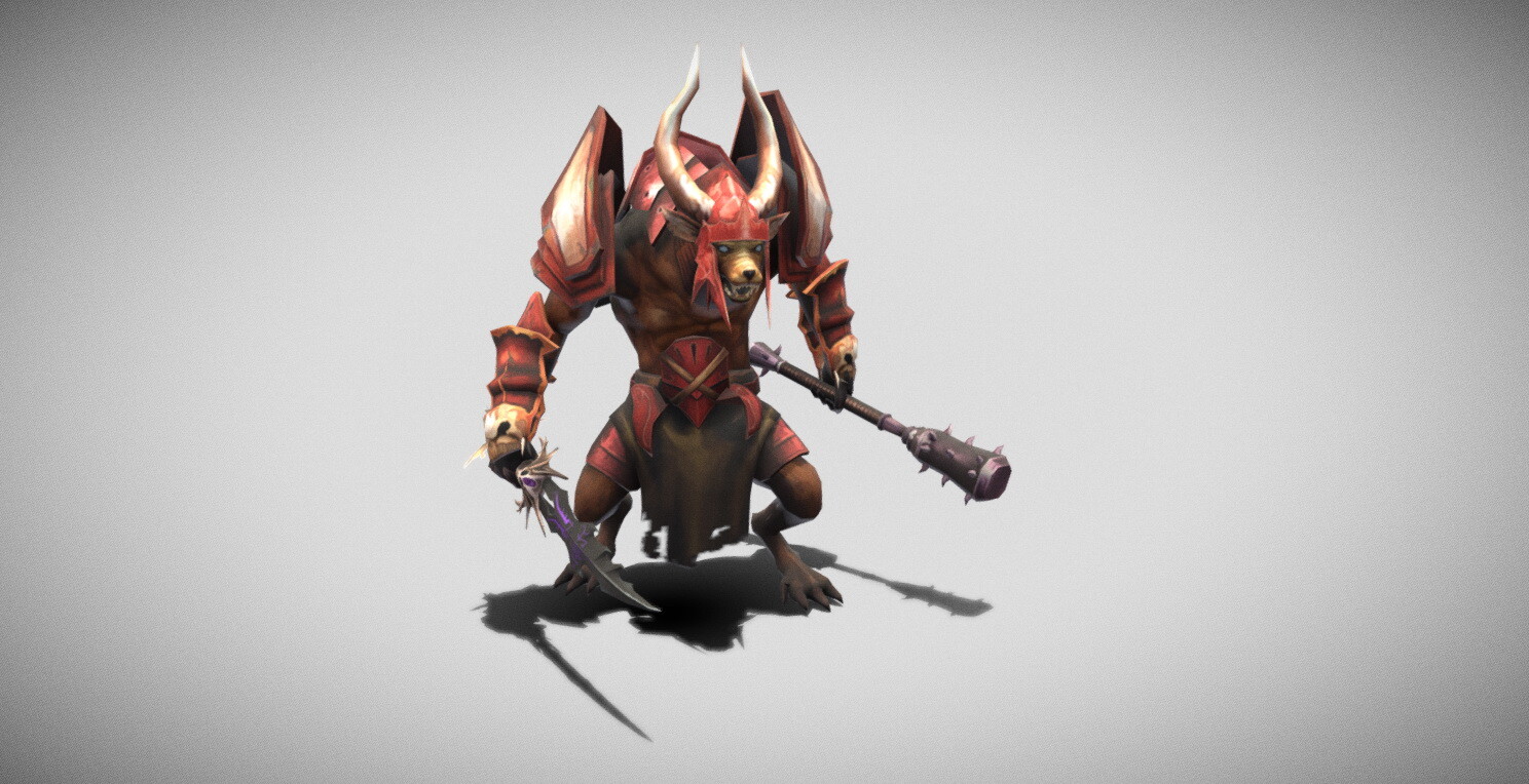 ArtStation - Dungeon Fantasy Monster - Blood Guard | Game Assets