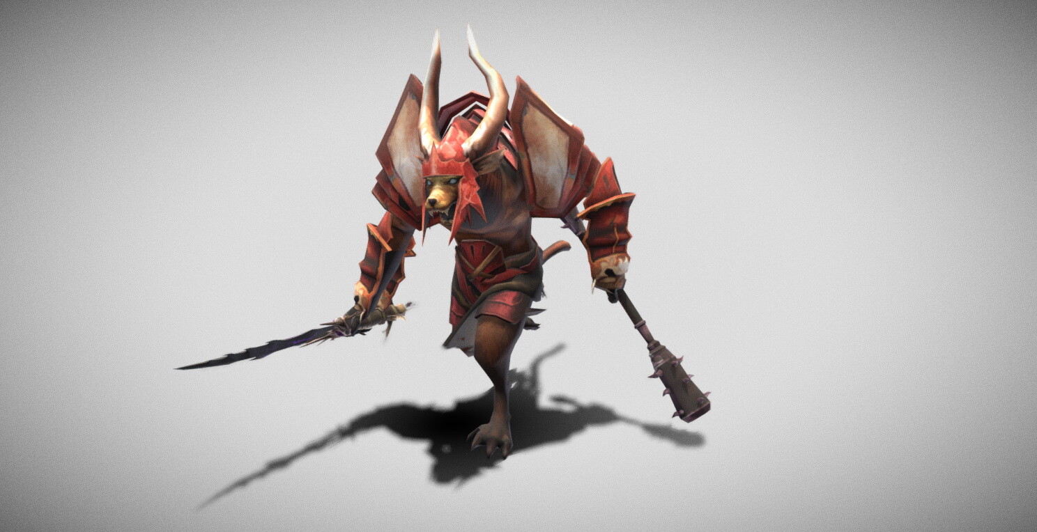 ArtStation - Dungeon Fantasy Monster - Blood Guard | Game Assets