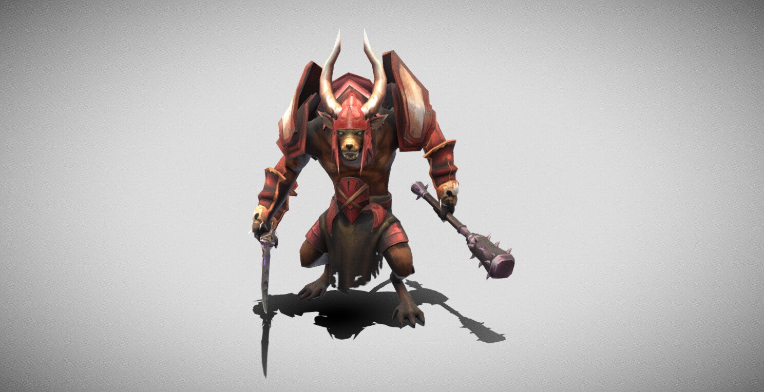ArtStation - Dungeon Fantasy Monster - Blood Guard | Game Assets