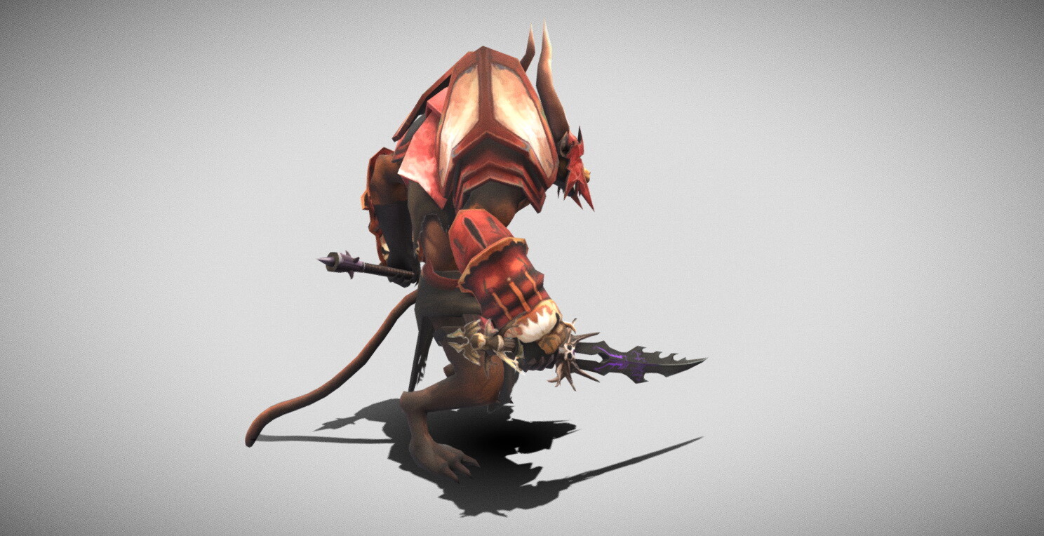ArtStation - Dungeon Fantasy Monster - Blood Guard | Game Assets