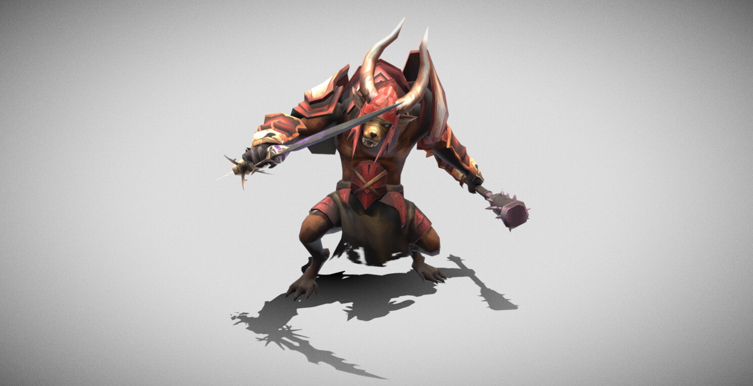 ArtStation - Dungeon Fantasy Monster - Blood Guard | Game Assets