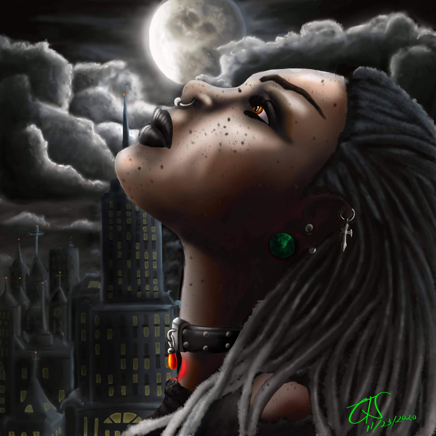 ArtStation - Moon Light Goth. | Artworks