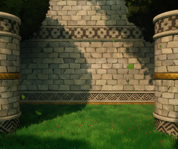 ArtStation - Stylized Inca Trim | Game Assets