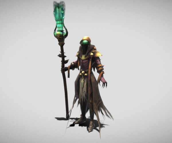 ArtStation - Dungeon Fantasy Monster - Necromancer | Game Assets