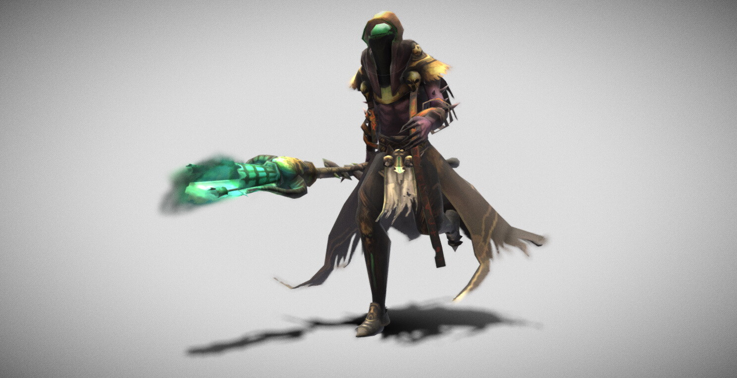 ArtStation - Dungeon Fantasy Monster - Necromancer | Game Assets