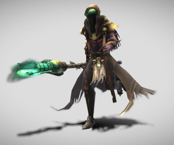 ArtStation - Dungeon Fantasy Monster - Necromancer | Game Assets