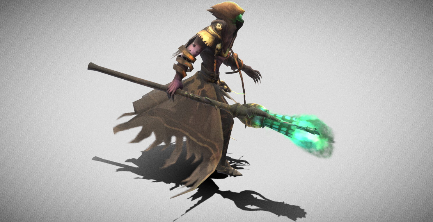 ArtStation - Dungeon Fantasy Monster - Necromancer | Game Assets