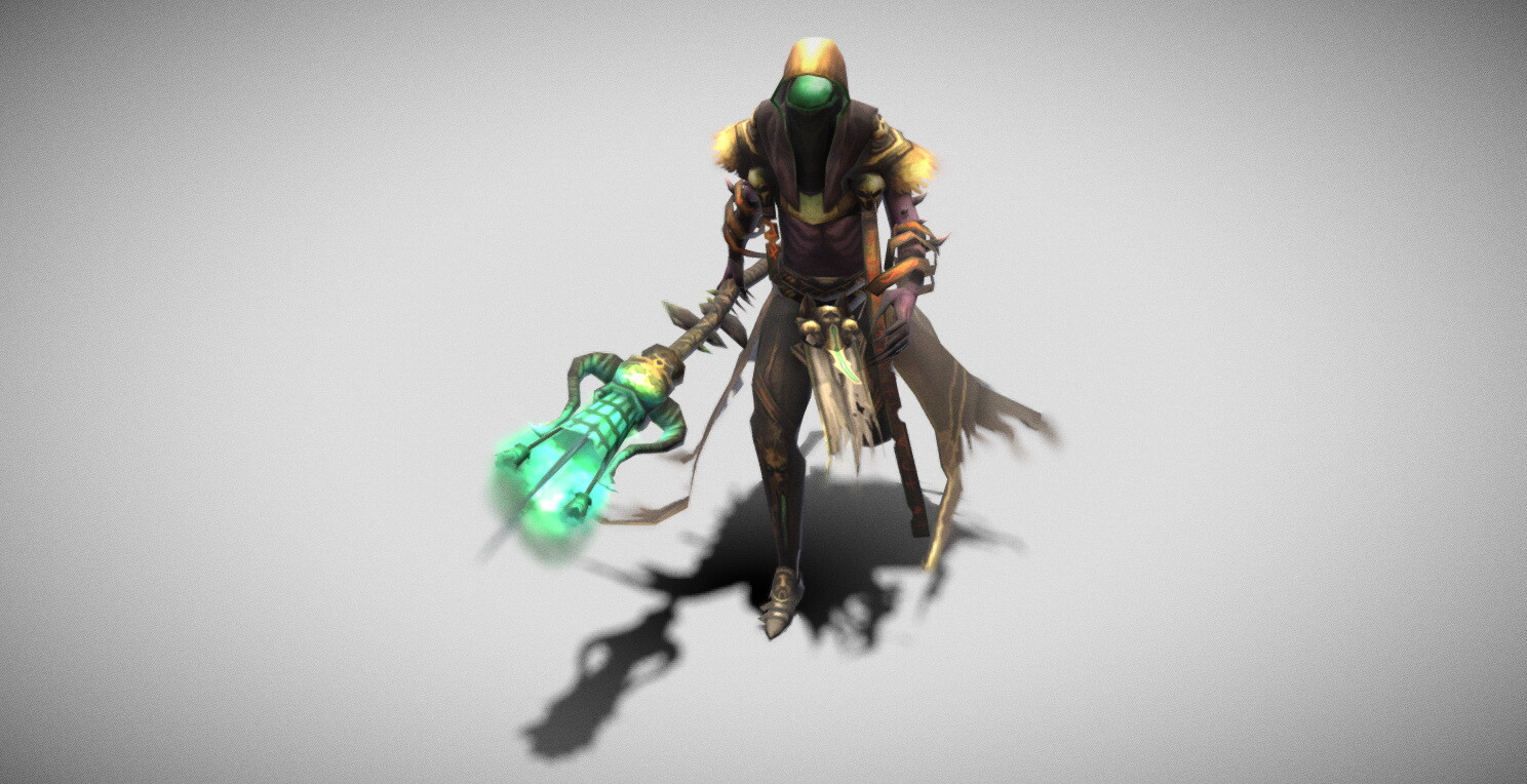 ArtStation - Dungeon Fantasy Monster - Necromancer | Game Assets